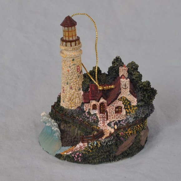The Bradford Exchange | Holiday | Thomas Kinkade Illuminated Lighthouse ...
